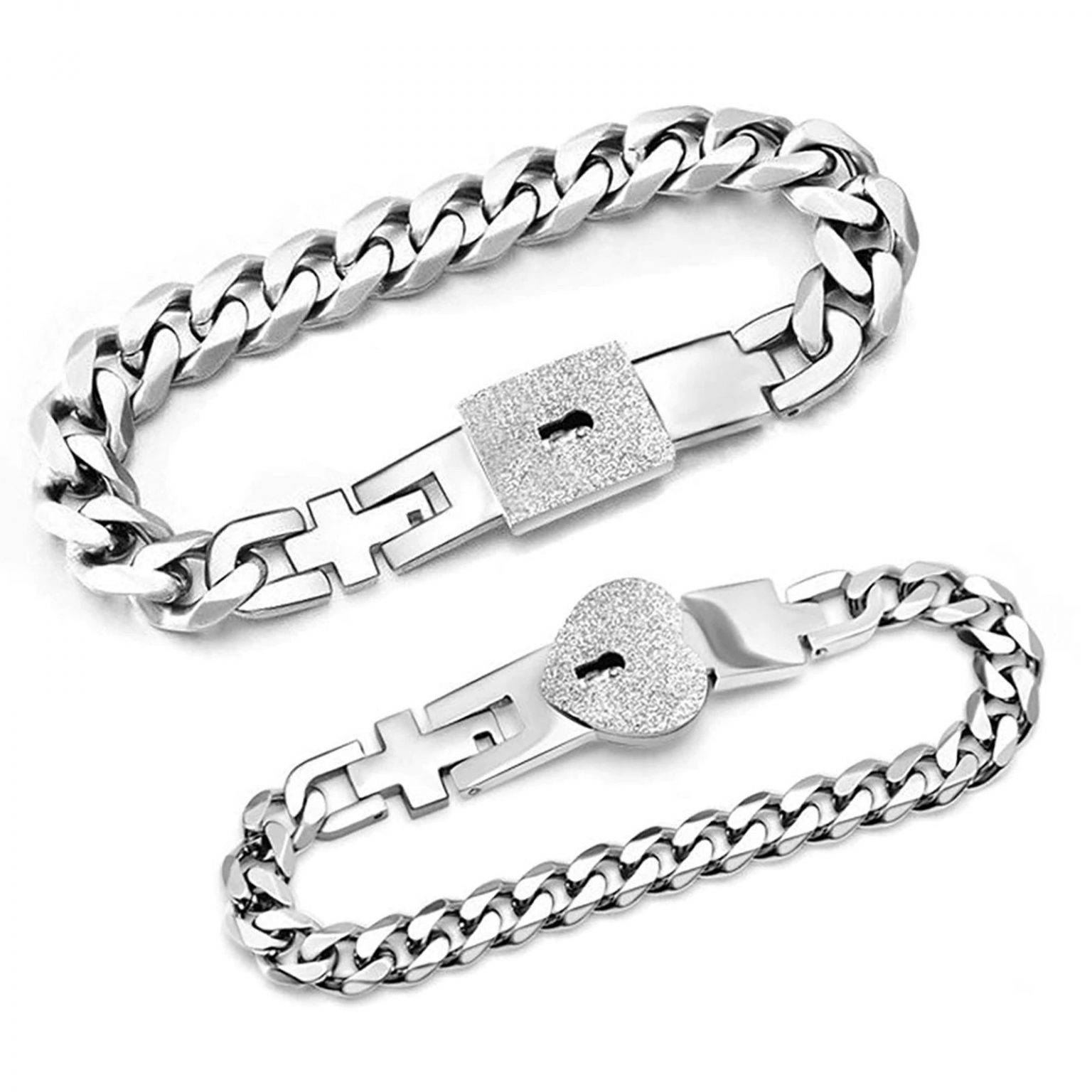Lock Bracelets for Couples